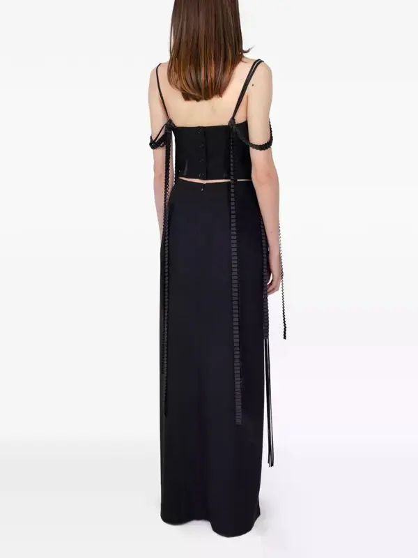 RXQUETTE Arhi Draped Maxi Skirt
