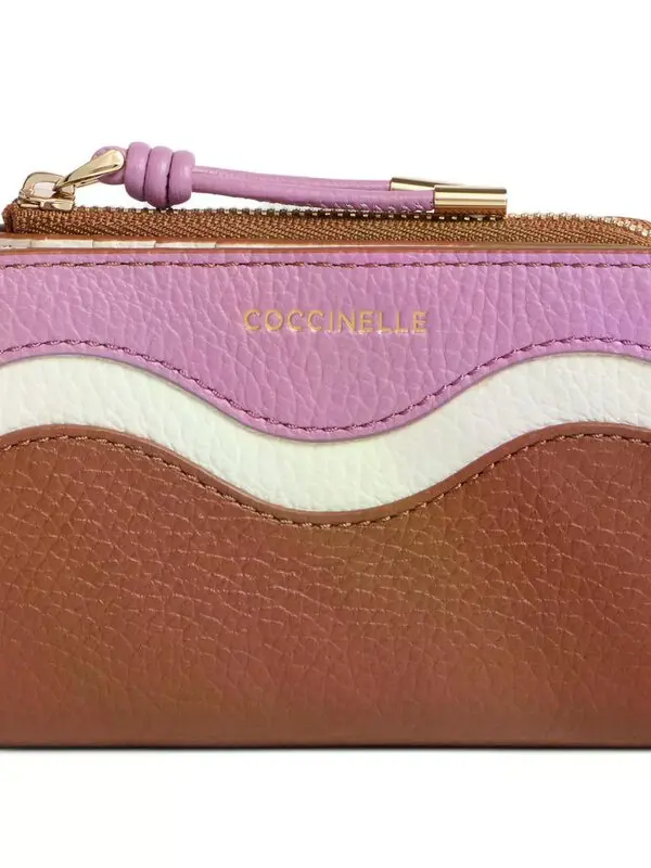 COCCINELLE Small Nami Wave-detail Zip Wallet