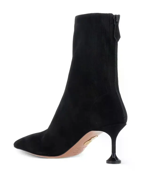 AQUAZZURA Pointed Toe Suede Boots