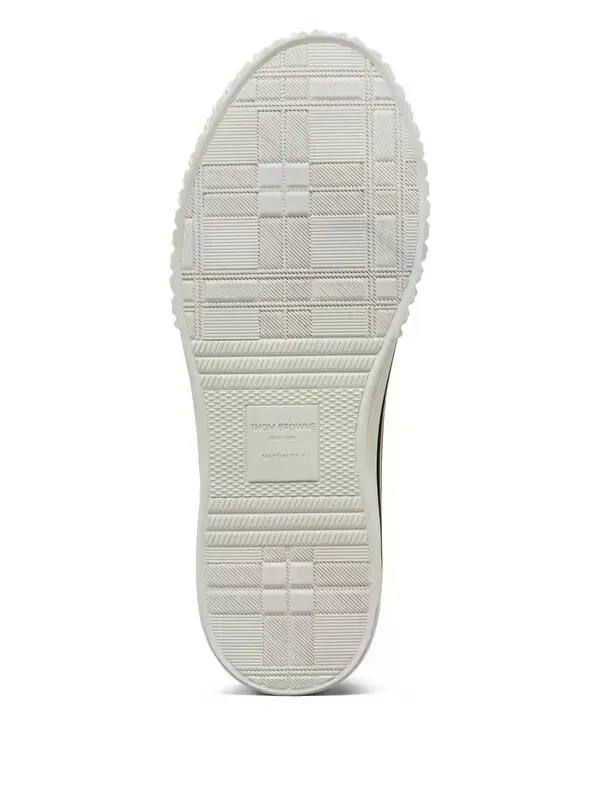 Thom Browne Toile-print Low-top Sneakers