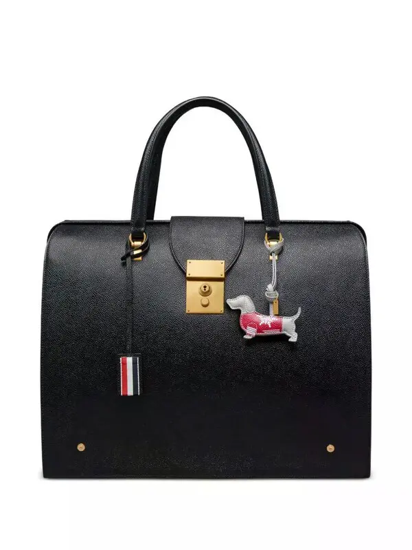 Thom Browne Hector Bag Charm - Grey