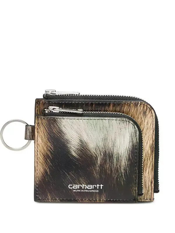 Carhartt Work In Progress Double Vegas Zip Wallet - Brown