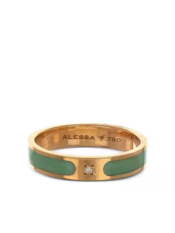ALESSA JEWELRY Diamond And Rose Gold Ring - Pink