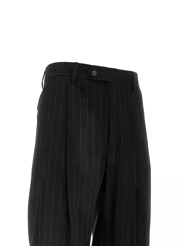 MARSEM Pinstripe Pleated Trousers