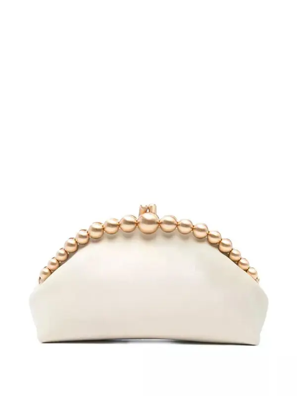 Cult Gaia Una Beaded Clutch - Neutrals