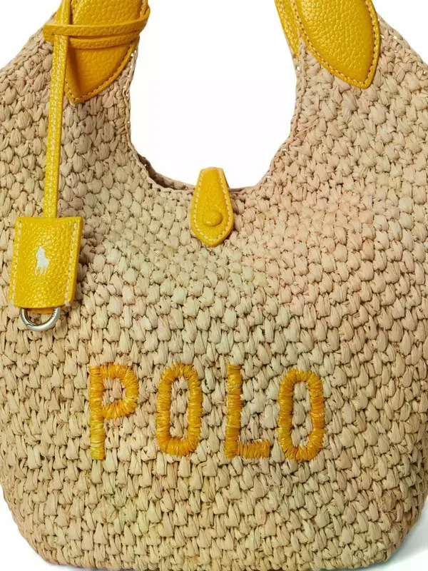 Polo Ralph Lauren Play Raffia Tote Bag - Neutrals