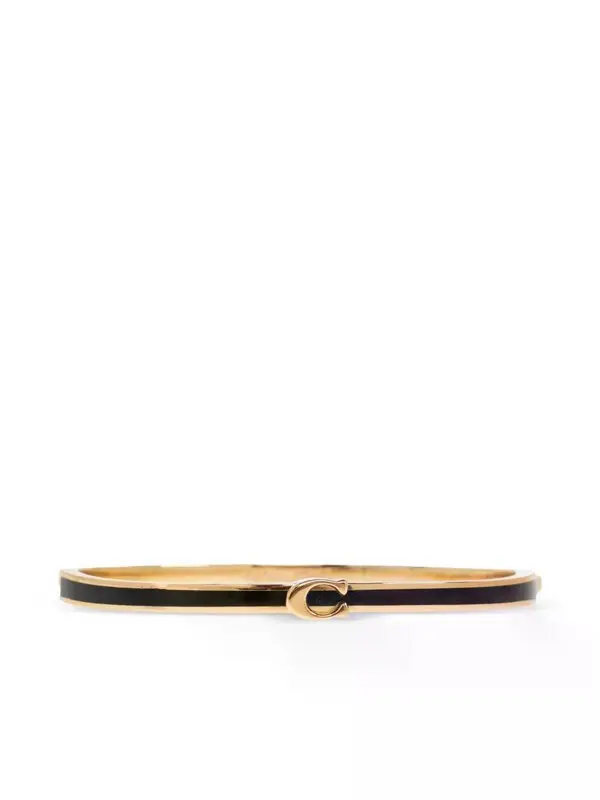 Coach Logo-detail Bracelet - Gold