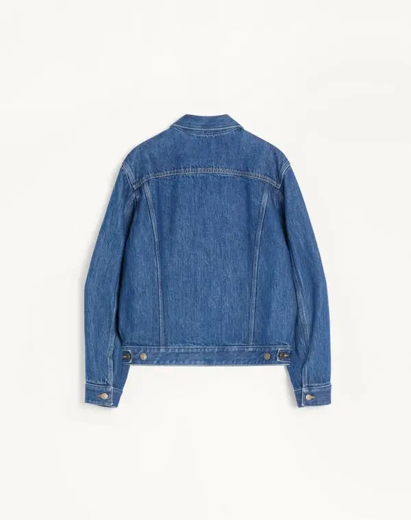 Valentino Garavani Vgold Denim Jacket - Blue