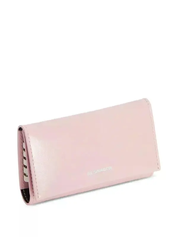 JIL SANDER Embossed Key Rings Key Pouch - Pink