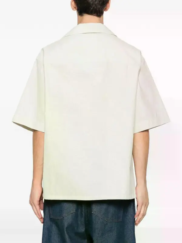 Marni Logo-embroidered Chest-pocket Shirt