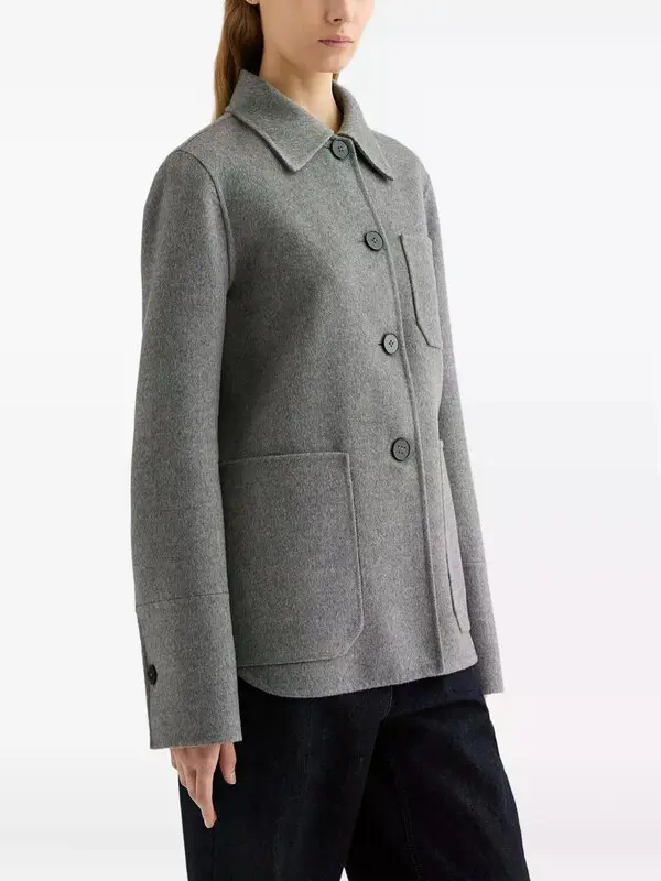 JIL SANDER Curved-hem Patch-pocket Shirt