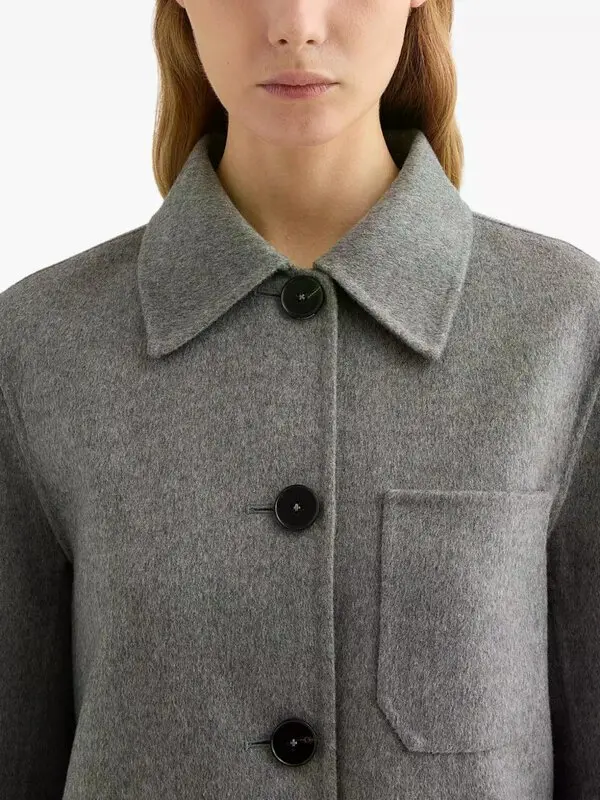 JIL SANDER Curved-hem Patch-pocket Shirt