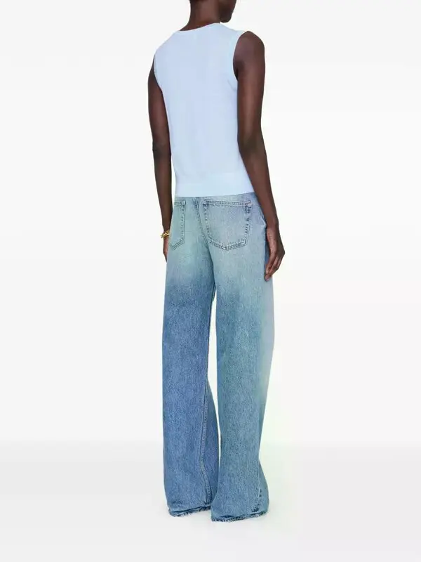 ANINE BING Moni Sleeveless Tank - Blue