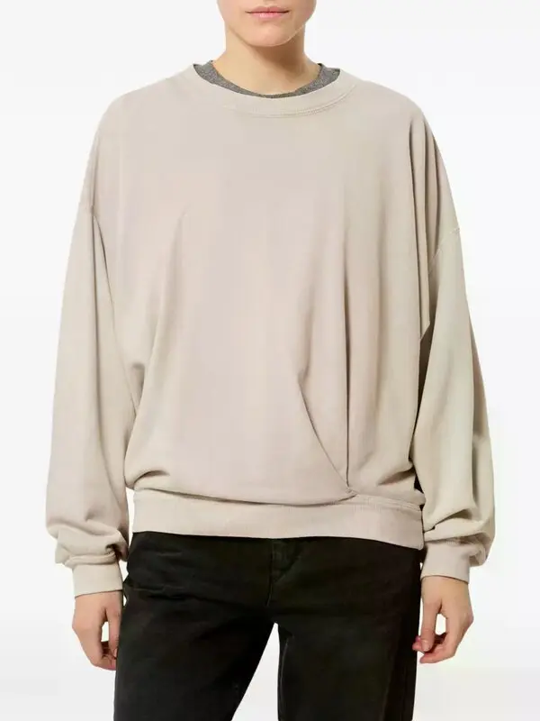 MARANT ETOILE Sauria Draped Sweatshirt - Neutrals