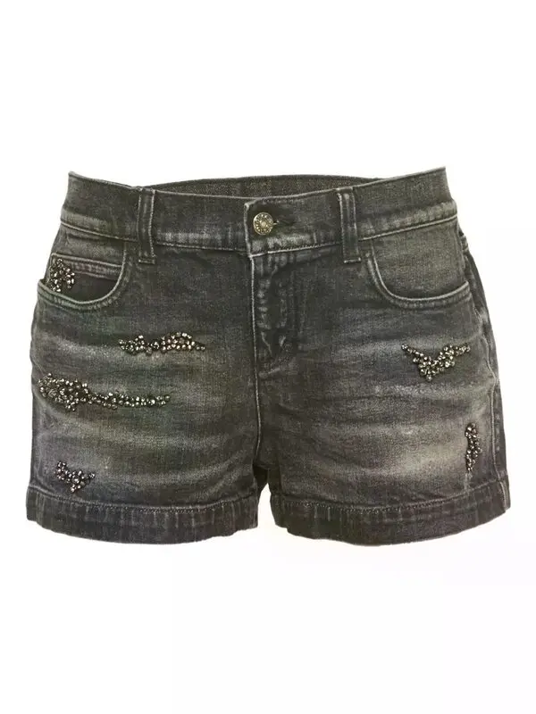 Gucci Denim Embellished Shorts