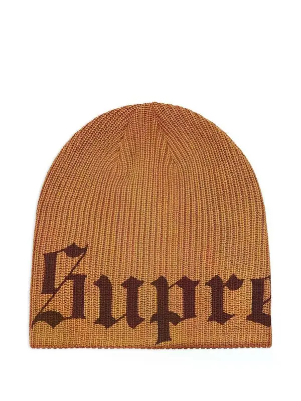 Supreme Printed Beanie - Brown