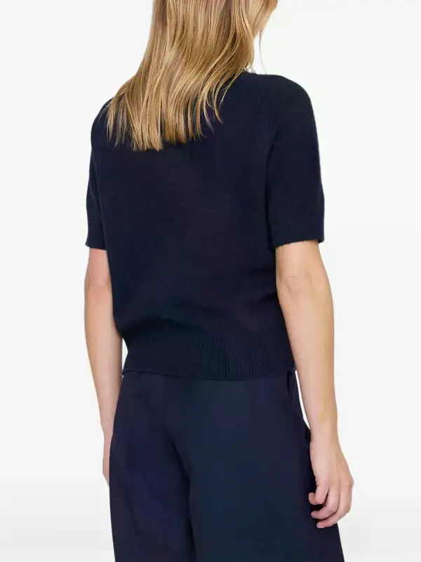 ANINE BING Jackson Turtleneck Short-sleeve Sweater