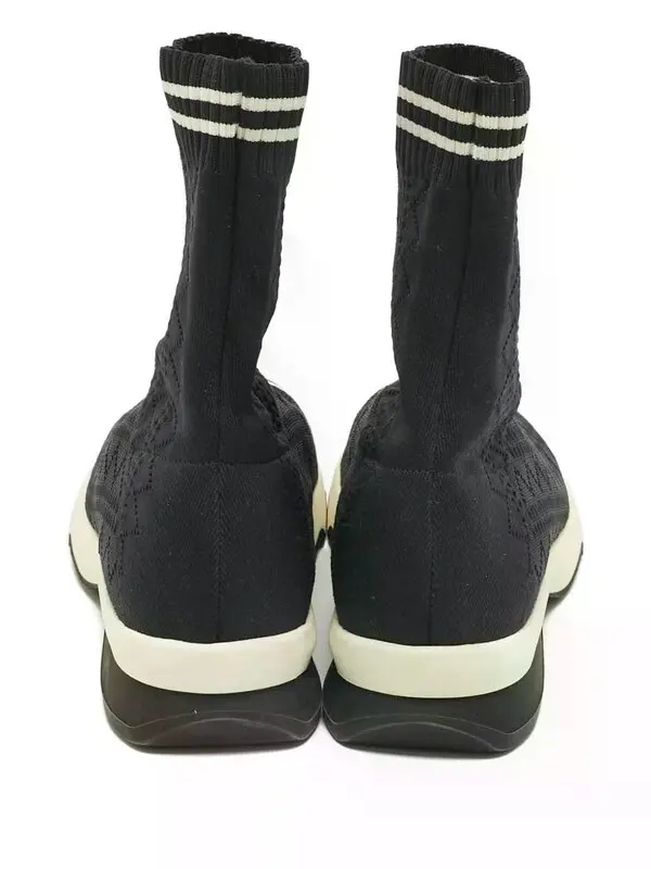 Fendi Knit High-top Sneakers