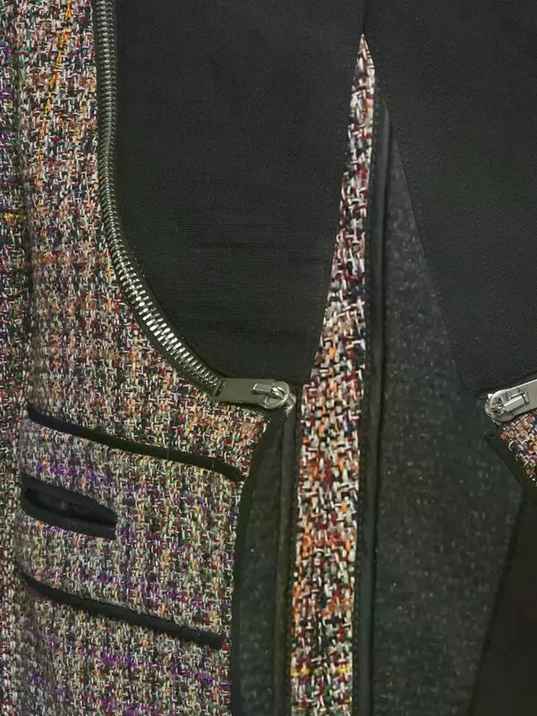 Celine Tweed Zip-up Jacket