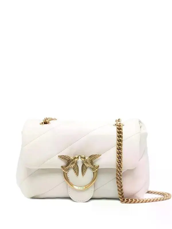 Pinko Love Birds Shoulder Bag - White