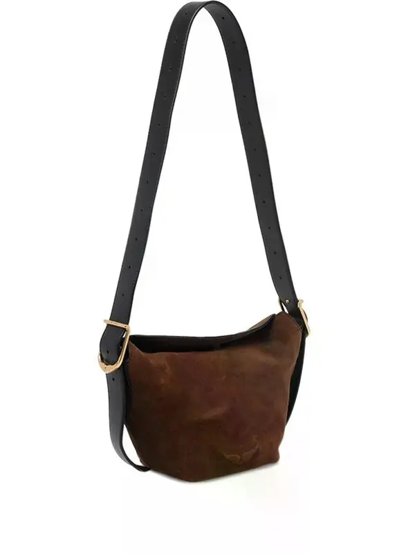 Zadig&Voltaire Suede Crossbody Bag - Brown