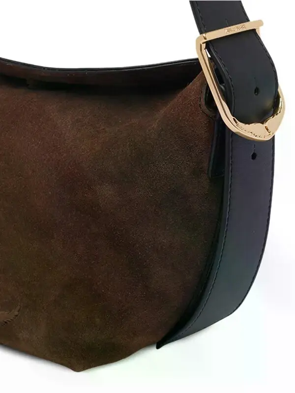 Zadig&Voltaire Suede Crossbody Bag - Brown