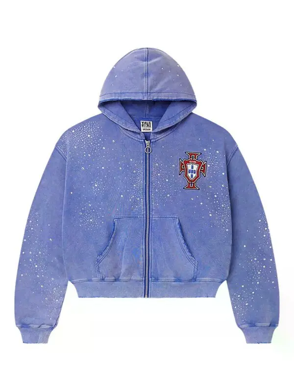 VALE FOREVER Sea Cluster Zip-up Hoodie