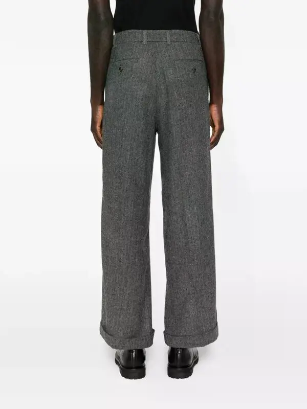SAMSOE SAMSOE Cuffed Wide-leg Trousers