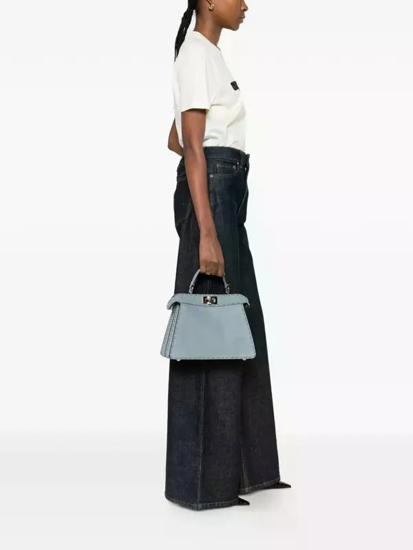 Fendi Small Peekaboo Iseeu Tote Bag - Blue
