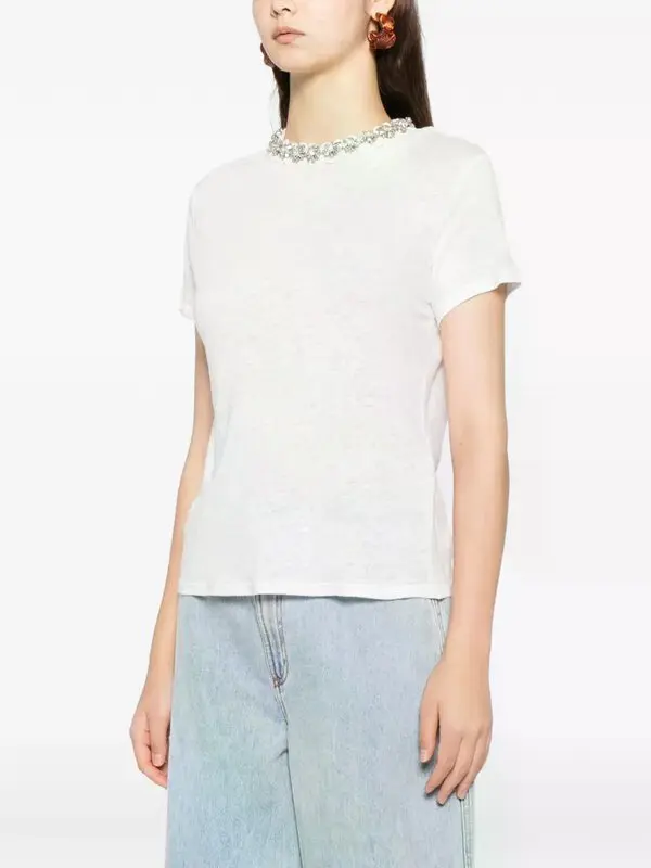 Zimmermann Crystal-embellished T-shirt
