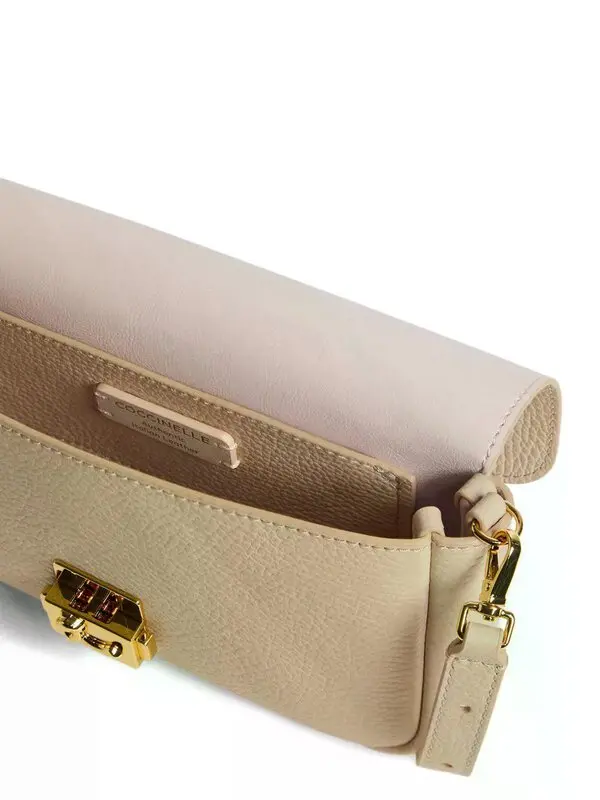 COCCINELLE Mini Logo-plaque Shoulder Bag - Neutrals