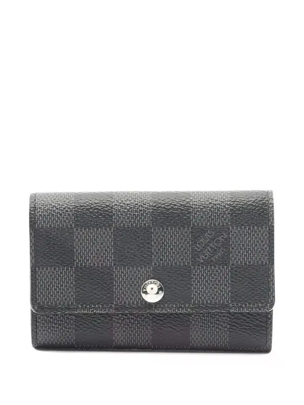 LOUIS VUITTON 2010 Damier 6 Wallet - Grey
