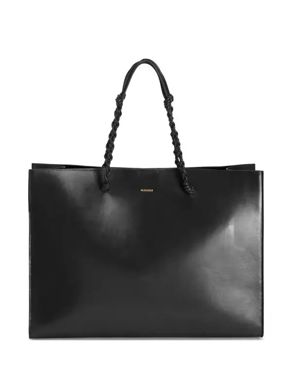 JIL SANDER Tangle Tote With Knotted Handle And Embossed Logo