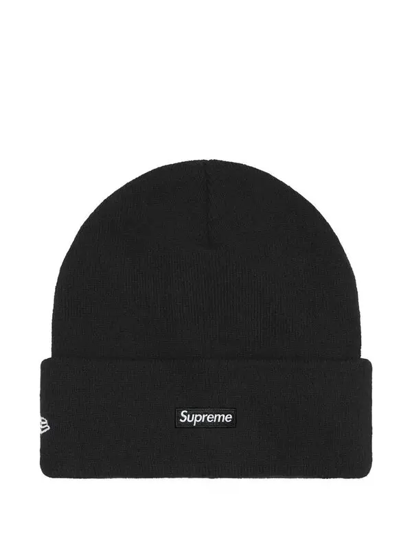 Supreme Logo-embroidered Beanie - Black