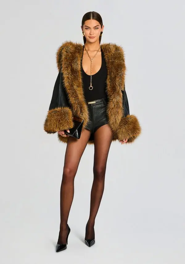 Retrofete Laurene Leather Coat