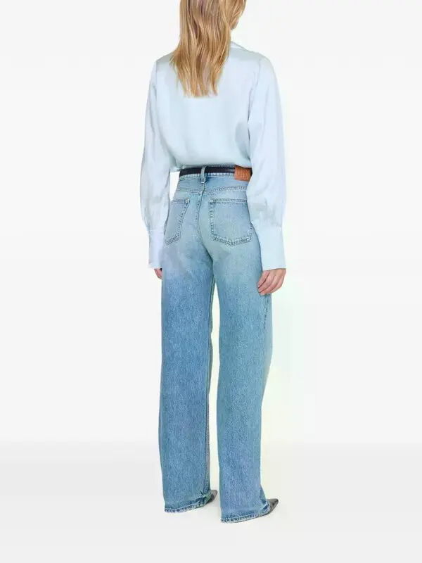 ANINE BING Bethany Button Shirt - Blue