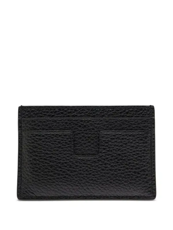 TOM FORD Calf Leather Cardholder - Black