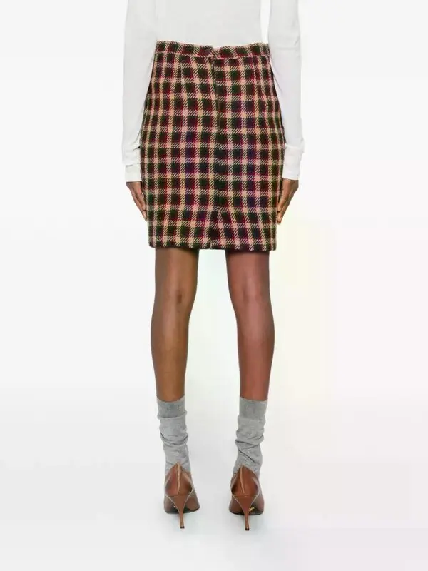 Valentino Garavani 1908s Checked Skirt