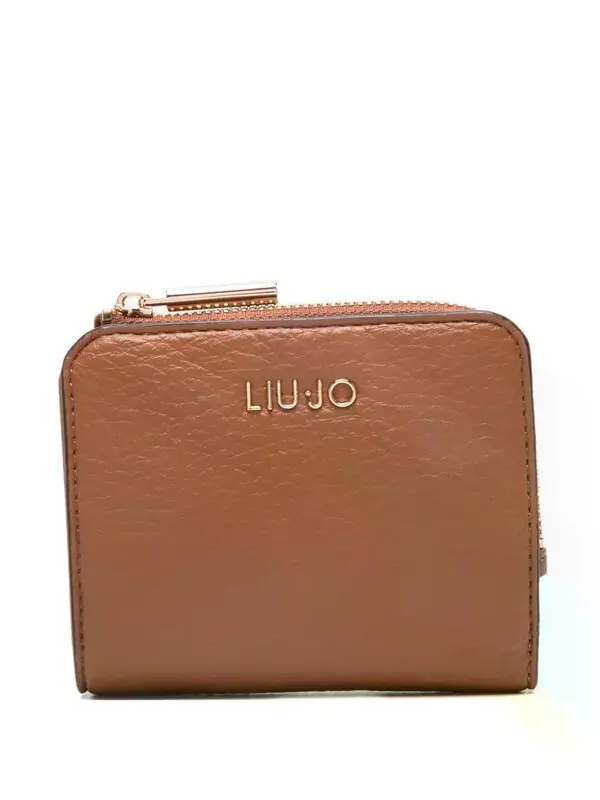 Liu Jo Zip Leather Wallet - Brown