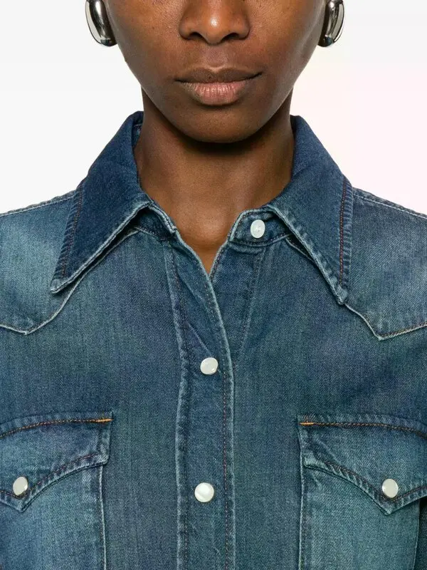 A.p.c. Chest-pocket Shirt - Blue