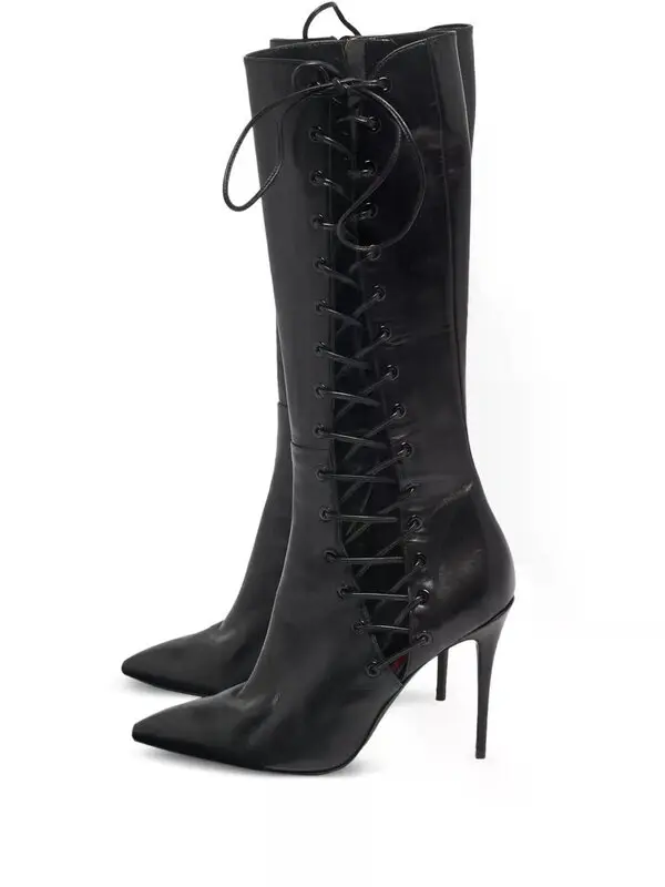 MAISON ERNEST Lace-up Leather Boots