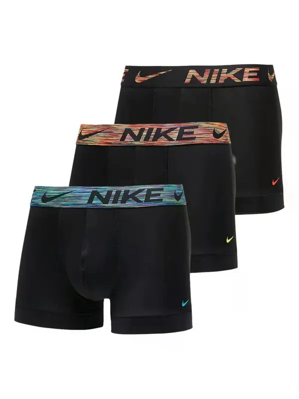 Nike Dri-fit Essencial Micro Logo-detail Boxers - Black