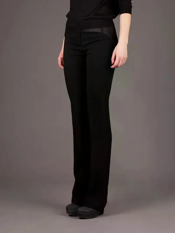 Giles Flared Trousers - Black