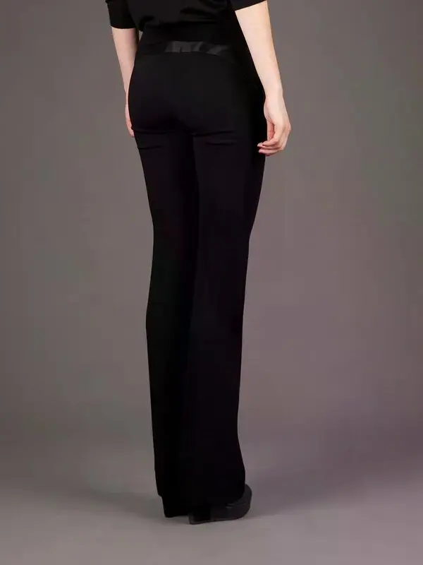 Giles Flared Trousers - Black