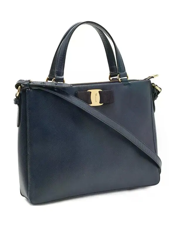 FERRAGAMO Calf Leather Tote Bag