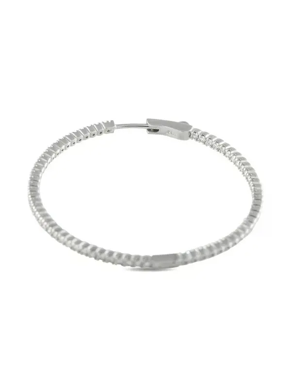 LB EXCLUSIVE Diamond Hoop Earrings