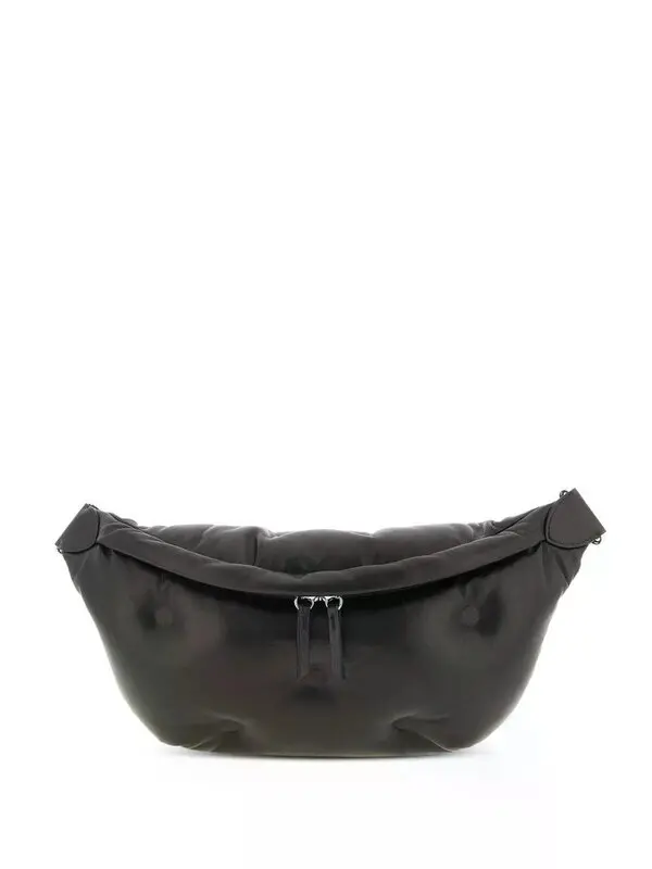 MAISON MARGIELA Glam Slam Quilted Leather Belt Bag - Black