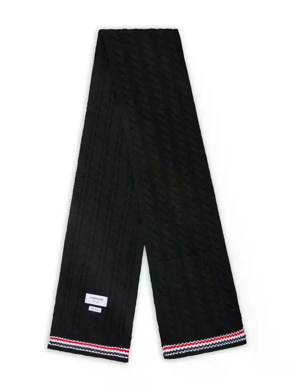 Thom Browne Rwb-stripe Scarf