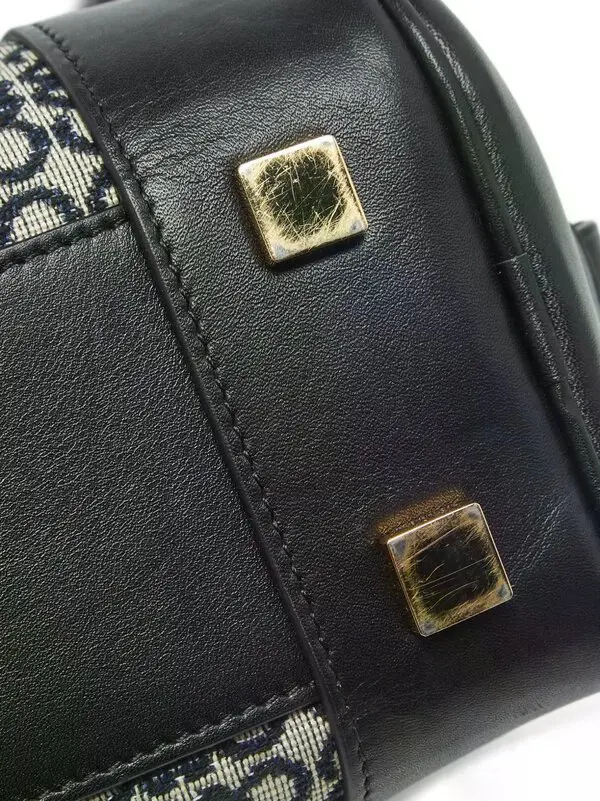 Loewe Amazona Jacquard Handbag - Black