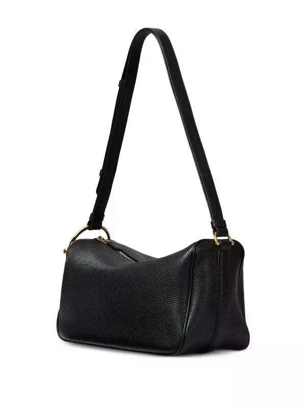 Gucci Medium Half Horsebit Grained-leather Shoulder Bag